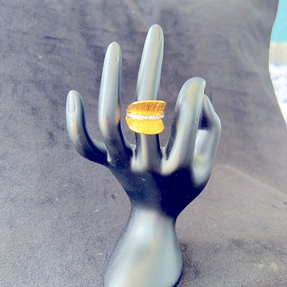cracco joias | Jewelry | 8kt Gold Overlay Nwt Ladies Ring With ...